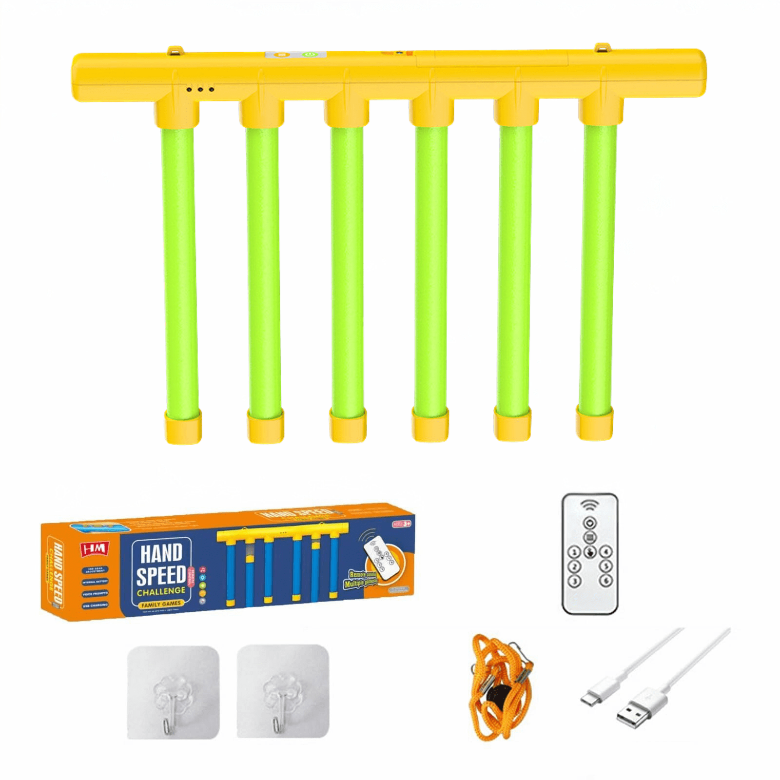 Reflex Challenge Game, 2025 Upgrade Catch All Drop Sticks Game, Hand ...