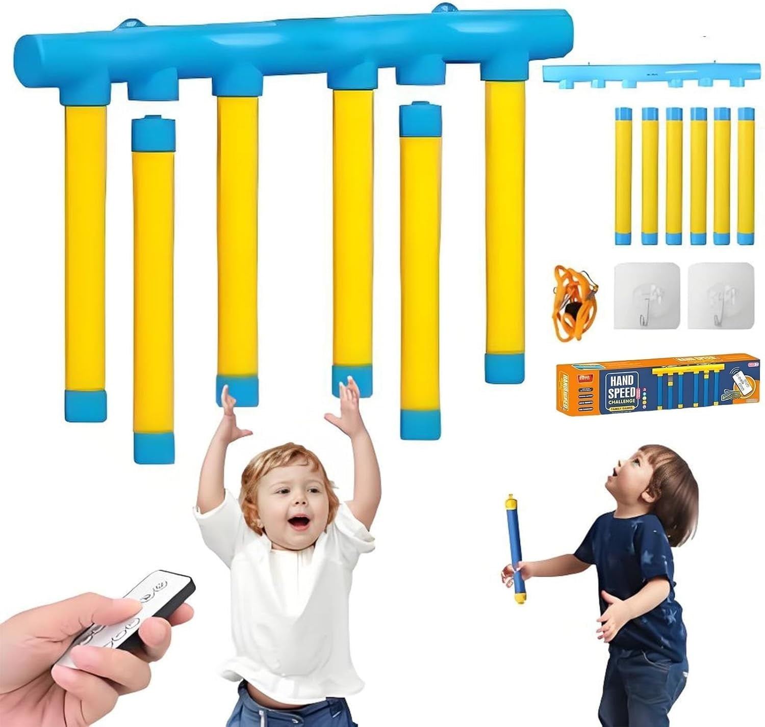 Reflex Challenge Game, 2025 New Reflex Game Falling Sticks, Hand Eye ...