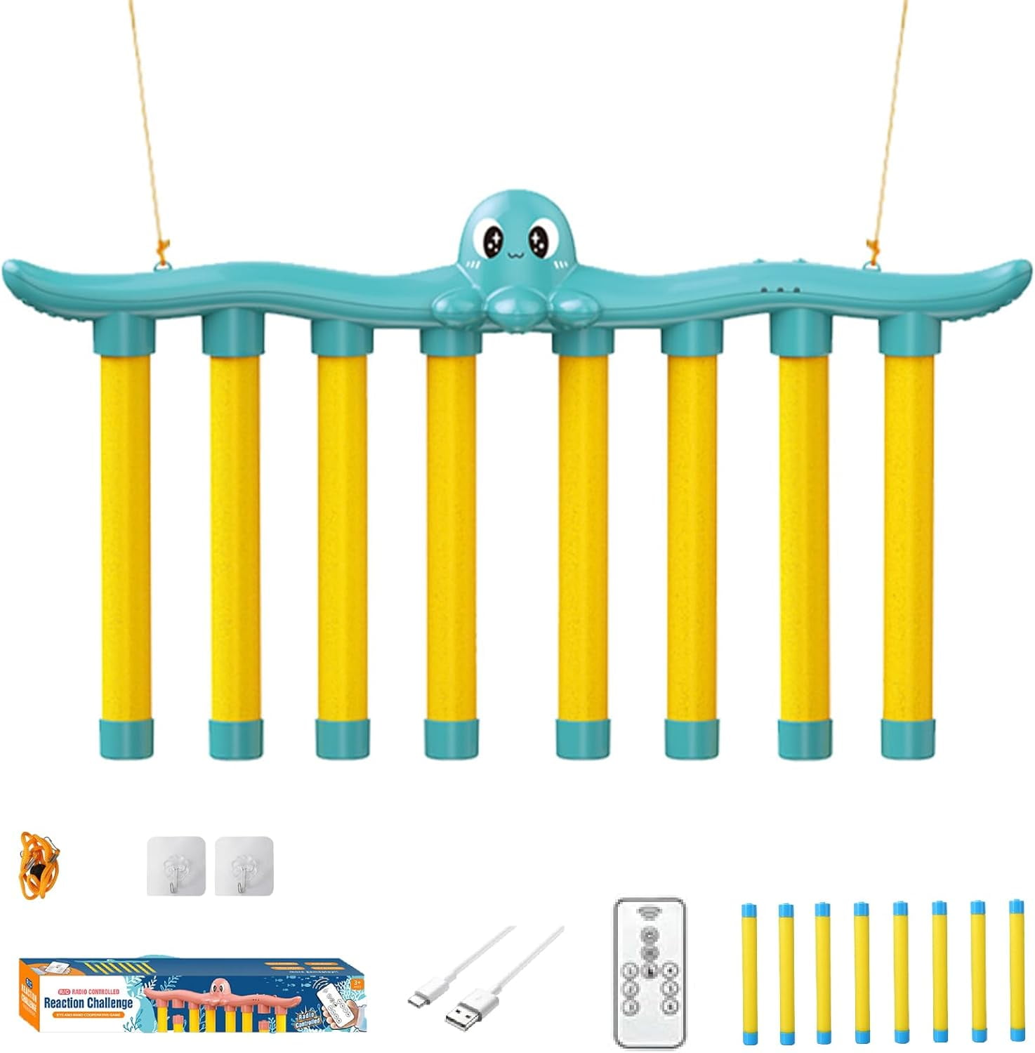 Reflex Challenge Game, Catching Sticks Game, Drop The Stick Game, 3 Adjustable Speed, Hand Eye ...