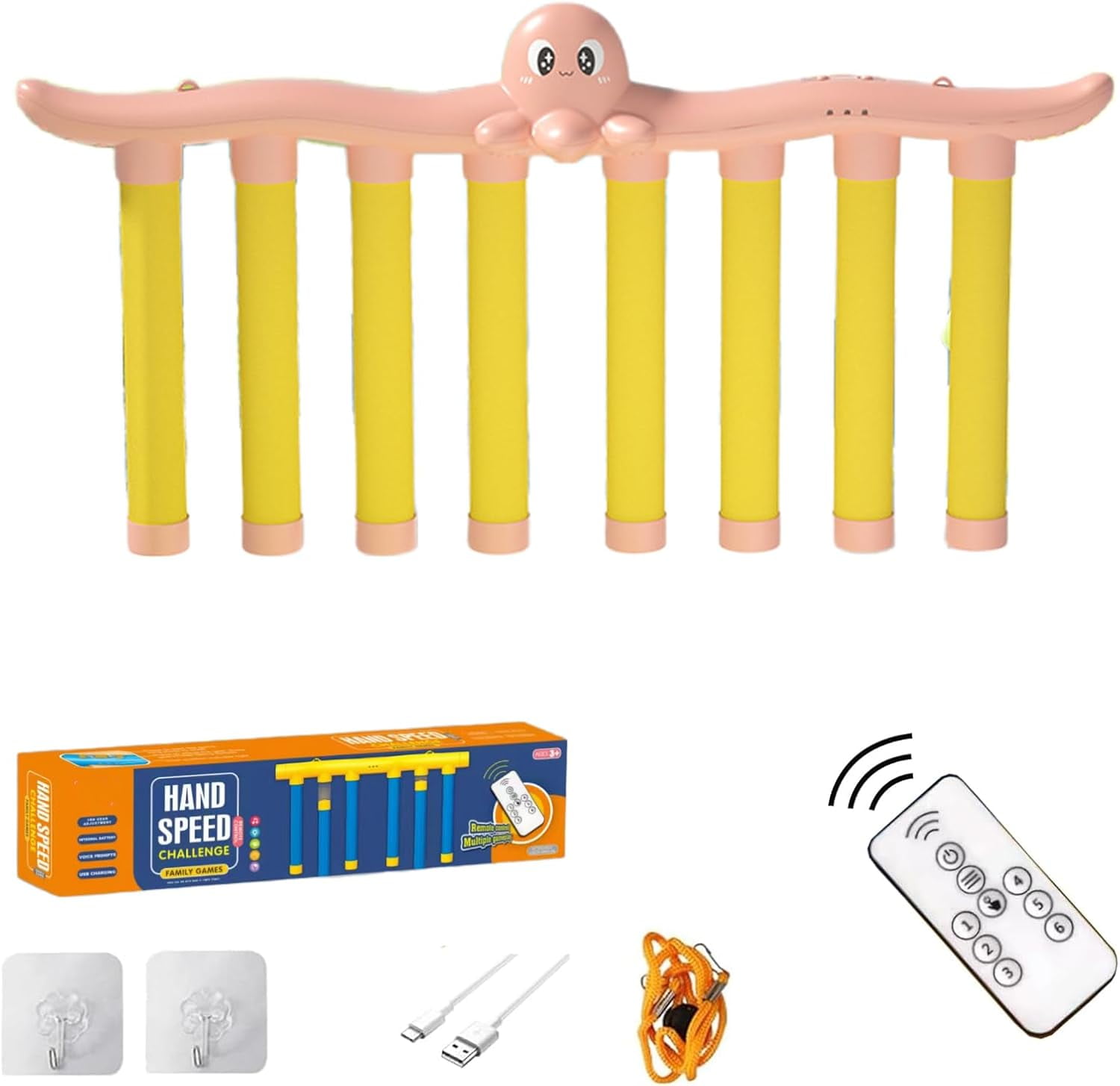 Reflex Challenge Game - Drop The Stick, Hand Eye Coordination Training Toy, Upgrade Remote ...