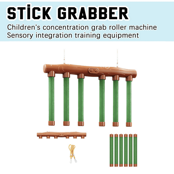 Reflex Drop Sticks Challenge Game, Hand Eye Coordination Training Toy ...