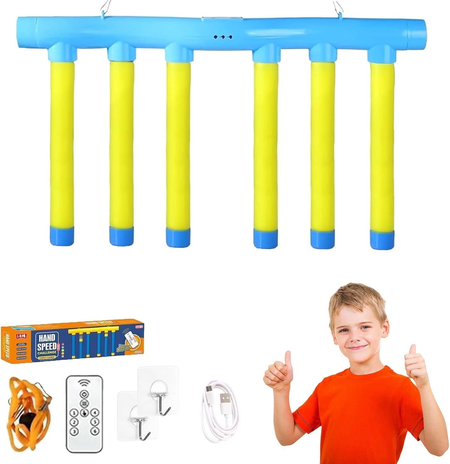 Reflex Drop Sticks Challenge Game, Reaction Time Training Toy, Falling ...