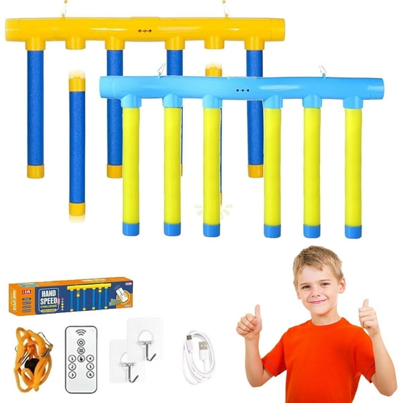 Reflex Drop Sticks Challenge Game, Reaction Time Training Toy, Falling ...
