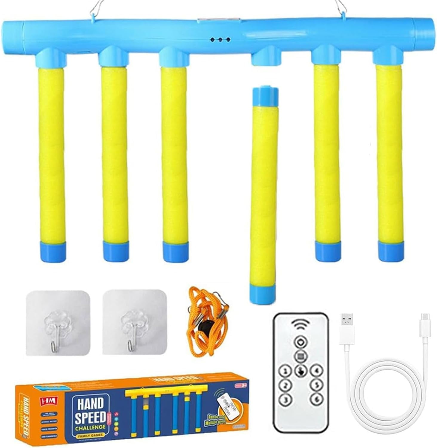 Reflex Game Falling Sticks, 3 Adjustable Speed Stick Hand Eye Coordination Reaction Time ...