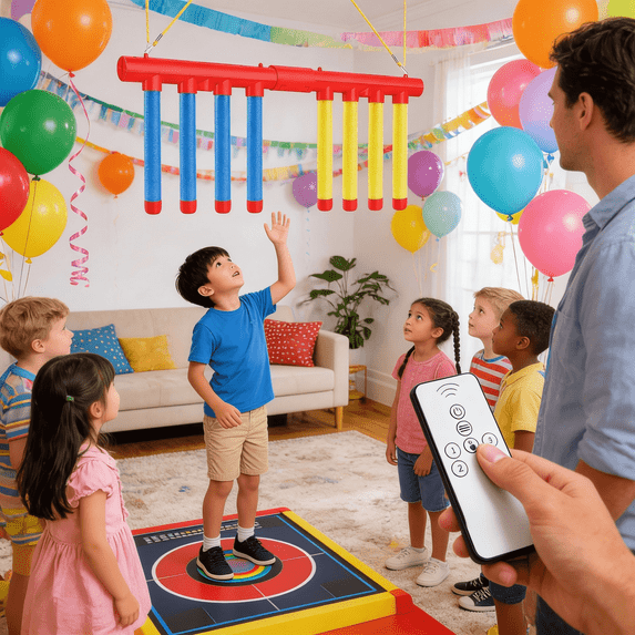 Reflex Game – Reflex Drop Sticks Challenge Game with Remote, Reflective ...