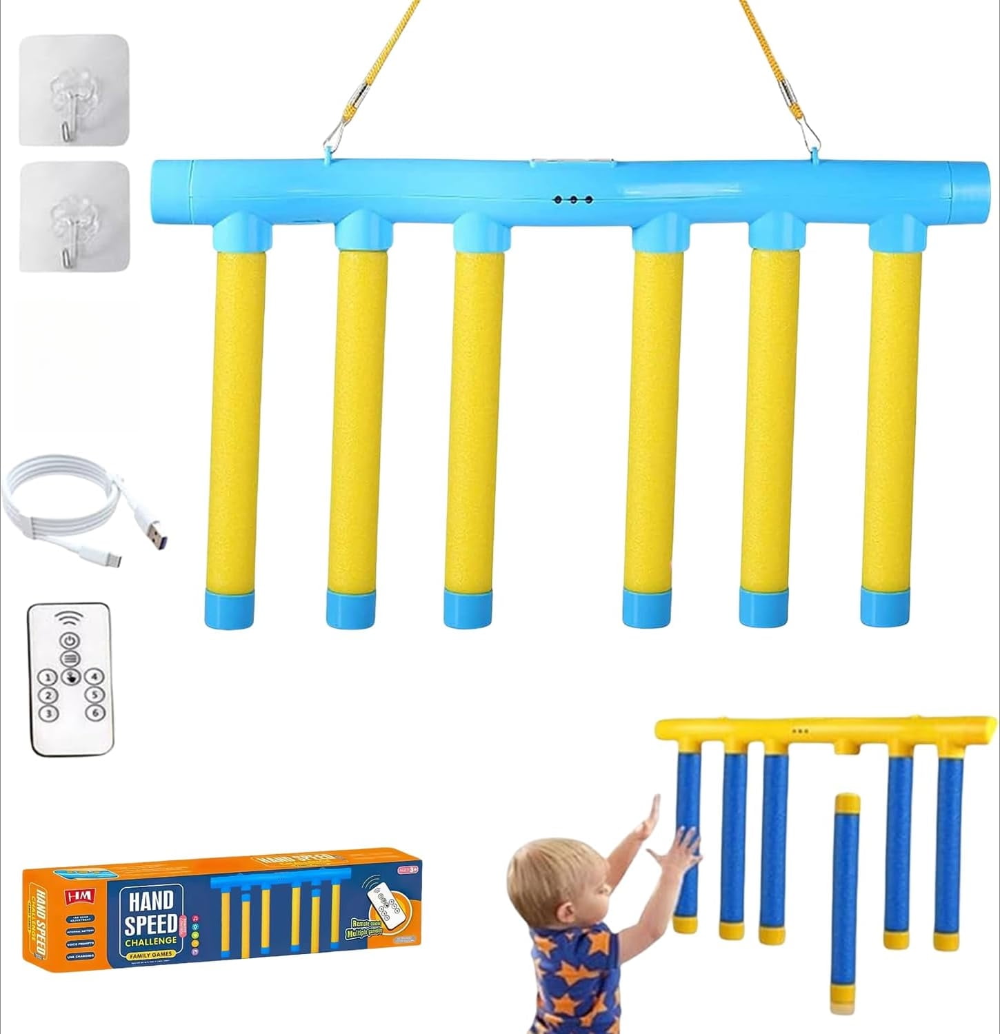 Reflex Stick Game, Reflex Game Falling Sticks, Hand Eye Coordination ...