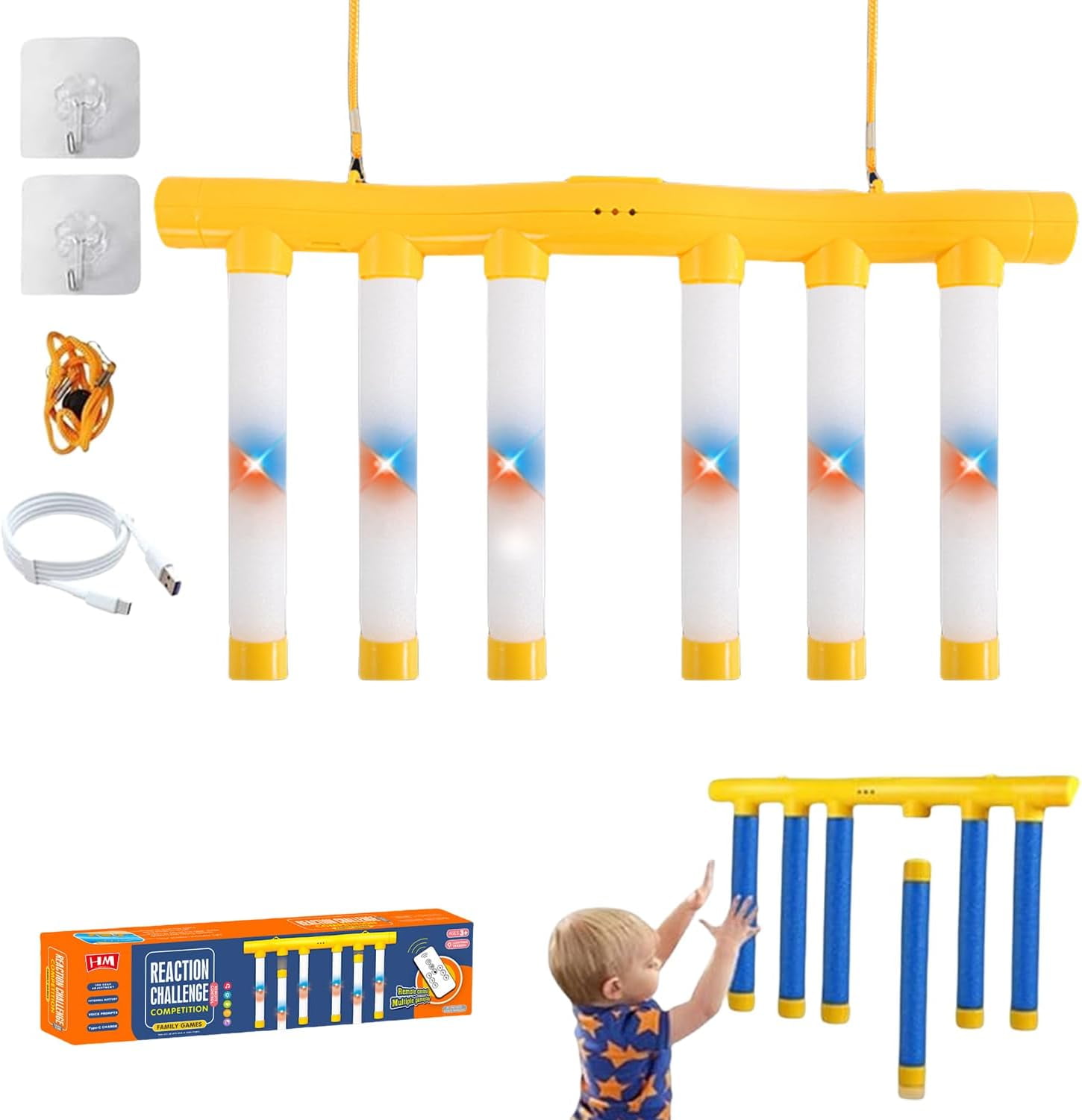 Reflex Stick Game, Reflex Game Falling Sticks, Hand Eye Coordination ...