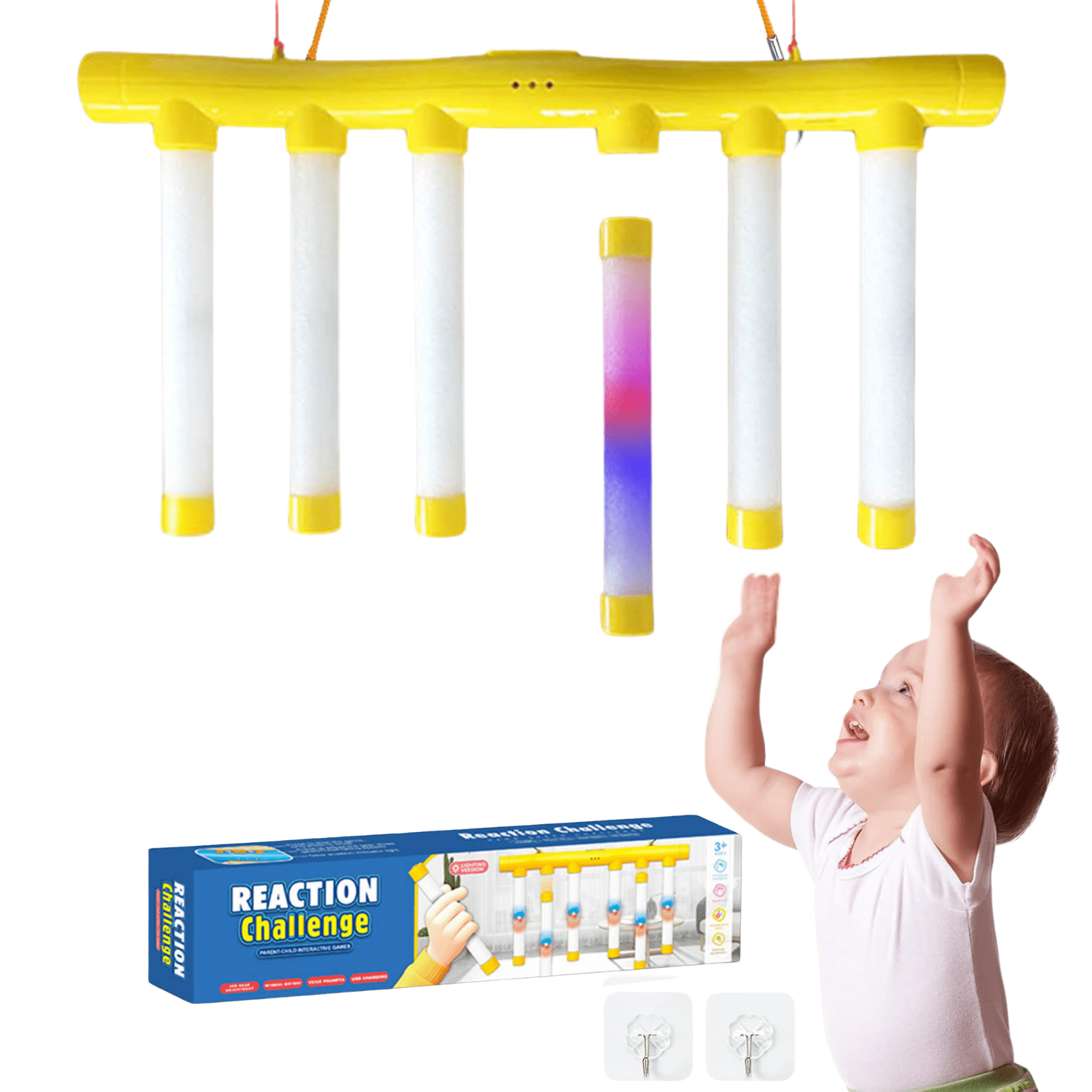 Reflex Stick Game, Reflex Light-Up Sticks Reaction Training Hand Speed ...