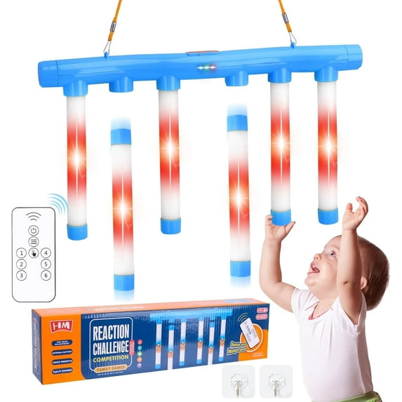 Reflex Stick Game, Reflex Light-Up Sticks Reaction Training Hand Speed ...