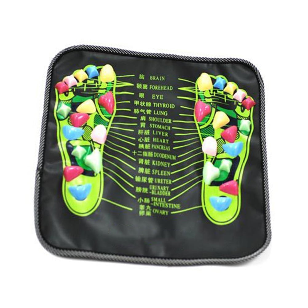 Reflexology Massage Mat Foot Stone Foot Leg Pain Reliever Walk Massager ...