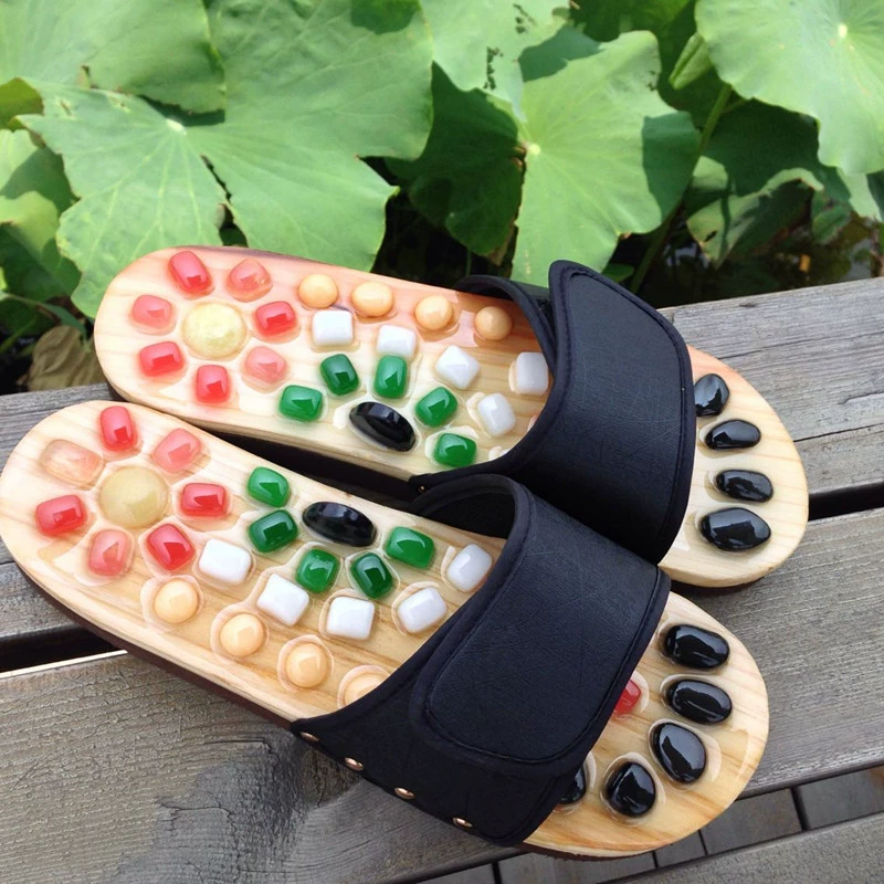 Reflexology Sandals Foot Massager Slipper Acupressure Foot Acupuncture ...