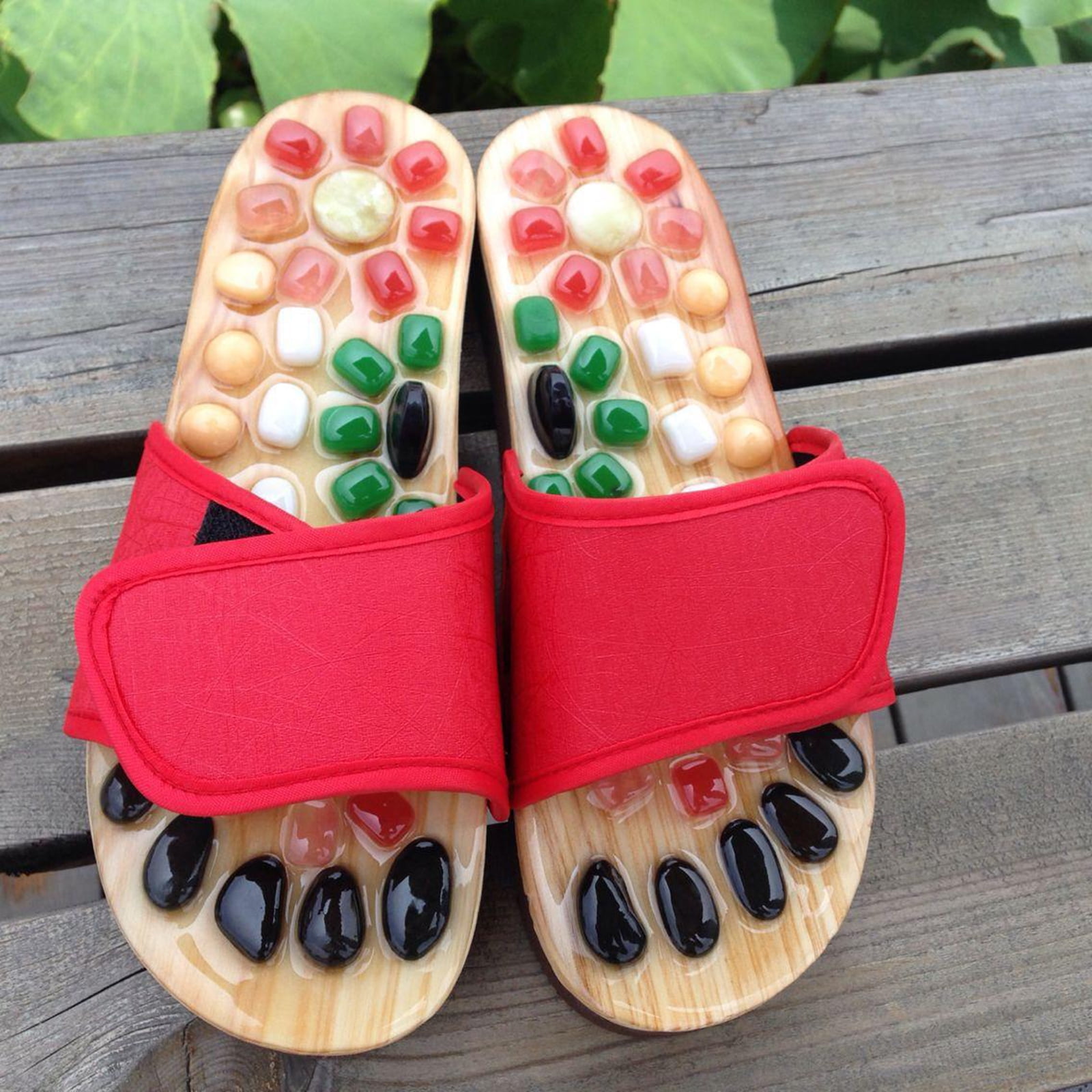 Reflexology Sandals Foot Massager Slipper Acupressure Foot Acupuncture ...