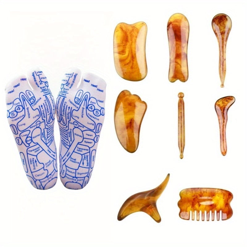 Reflexology Socks with Acupressure Pen, Foot Pain Relief Remedy for ...