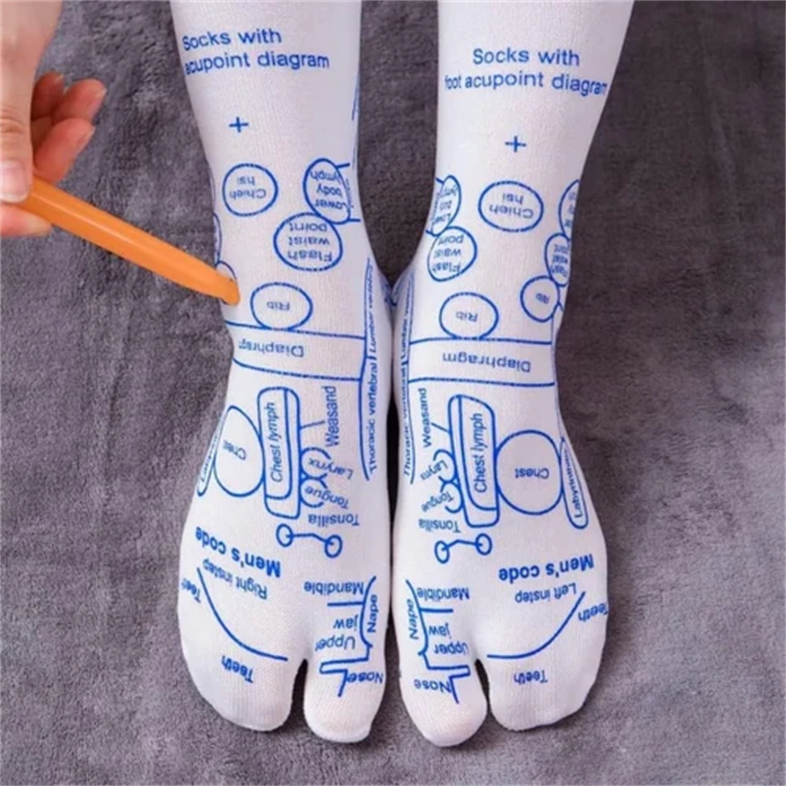 Reflexology Socks with Massage Tool, Acupressure Foot Massage Socks ...