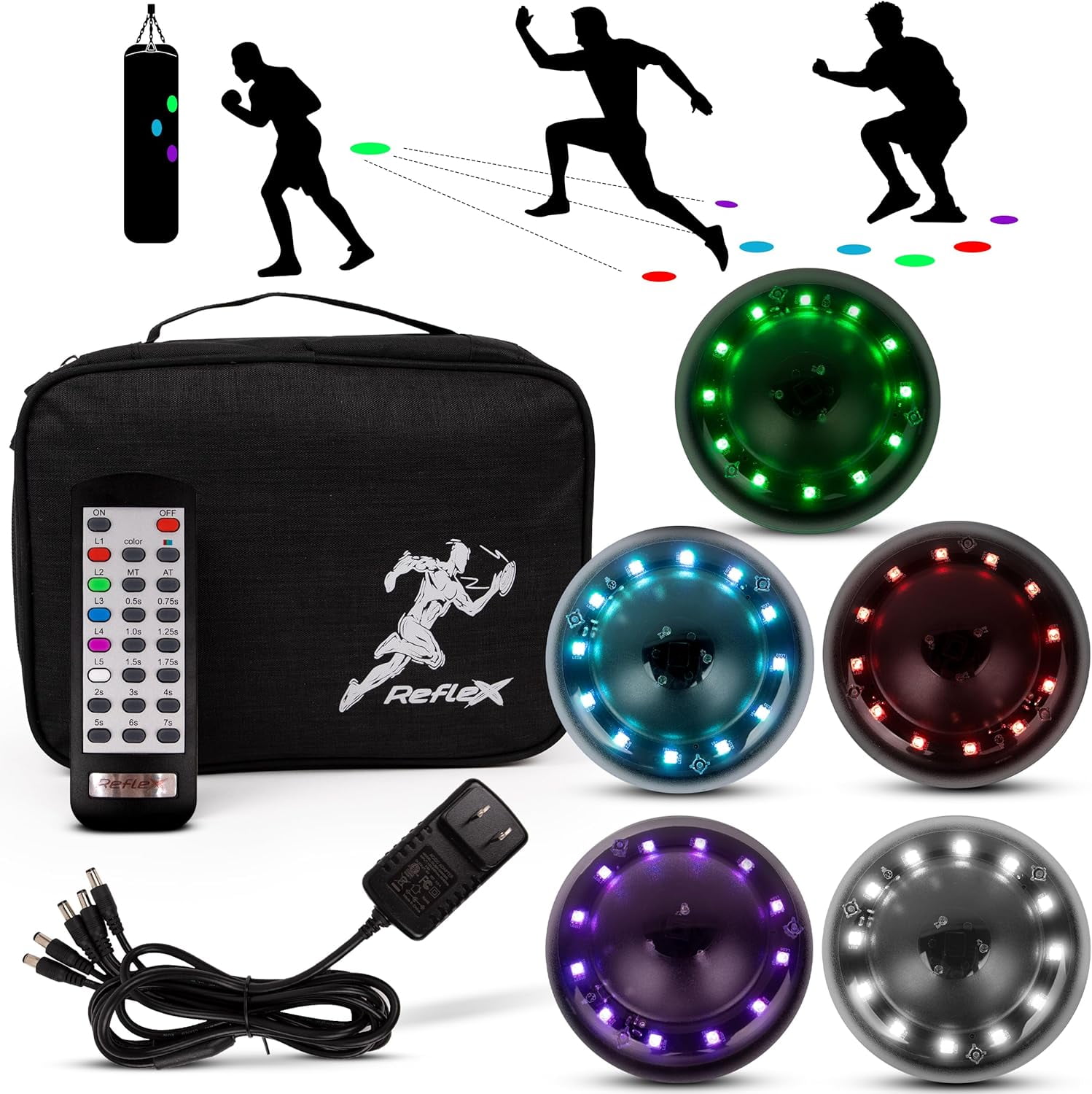 Reflexx RLT 2.0 - Reaction Time Training Lights for Agility - Hand Eye ...
