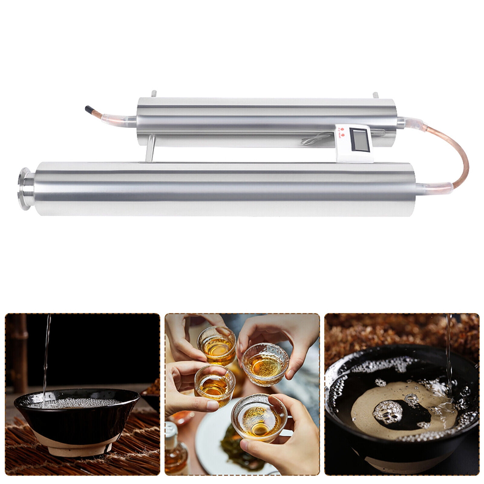 Reflux Moonshine Still Column, 2" Stainless Steel Tubular Distillation ...