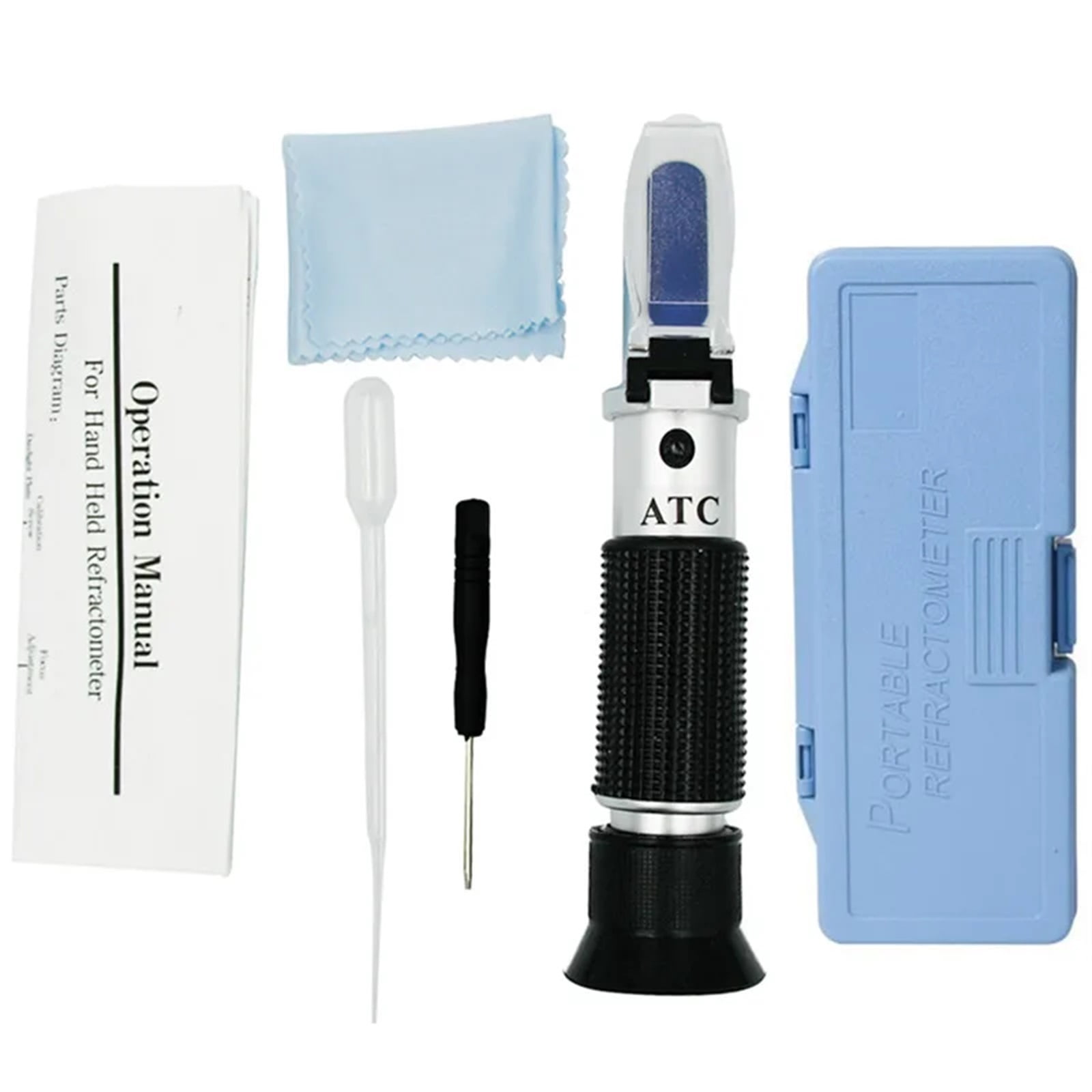 Refractometer 0-32% Sugar Concentration Meter Densimeter Saccharimeter ...