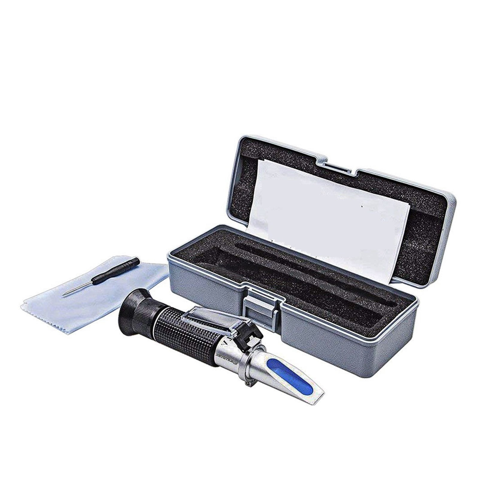 Refractometer Beer Wine Alcohol Meter 0-80% Brix Wort ATC Handheld Tool ...