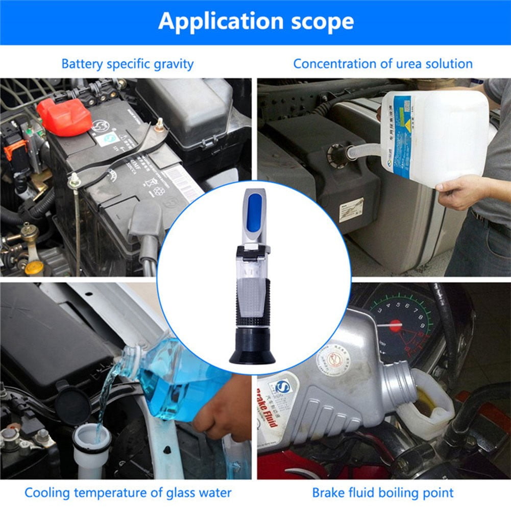 Refractometer Engine Antifreeze Battery Coolant Test Propylene Glycol ...