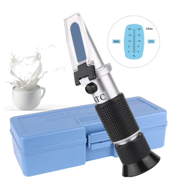 Refractometer Milk Analyzer Digital Concentration Milk Meter 20% ATC ...