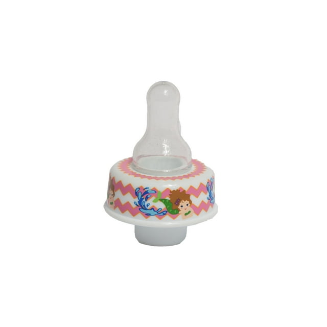 MERMAID Nipple Top Baby Universal Bottle Adapter, fits Most Water ...