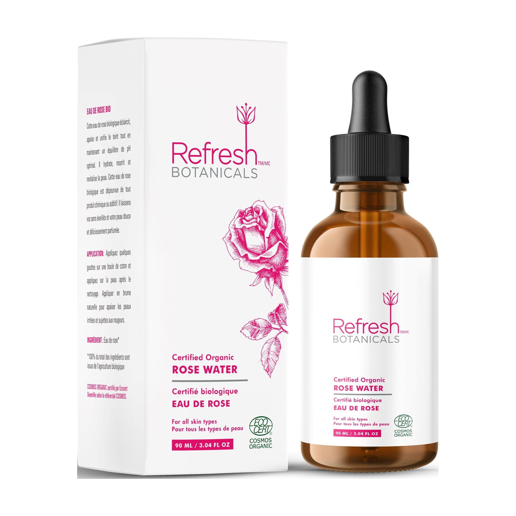 Refresh Botanicals Rose Water - Walmart.com