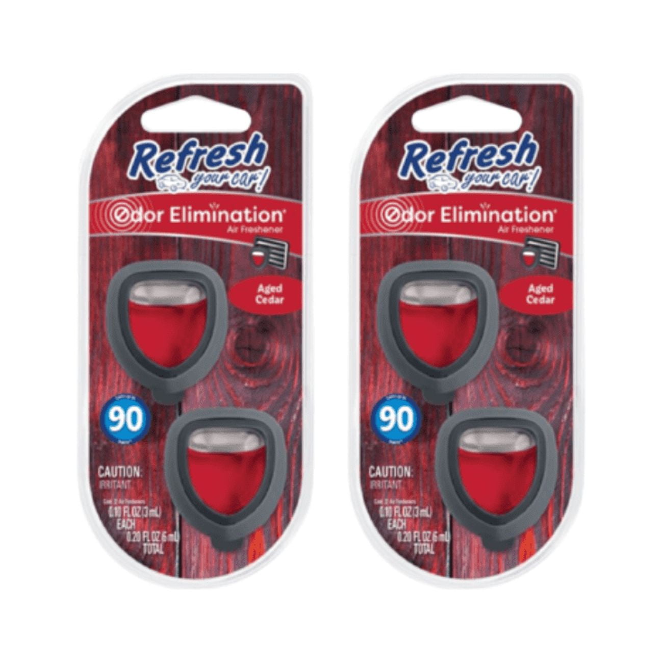 Refresh Car Air Freshener Vent Clip and Mini Car Oil Diffuser, Long ...