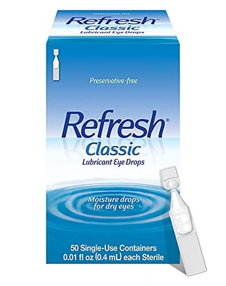 Refresh Classic Lubricant Eye Drops, Preservative-Free,0.01 Fl Oz ...