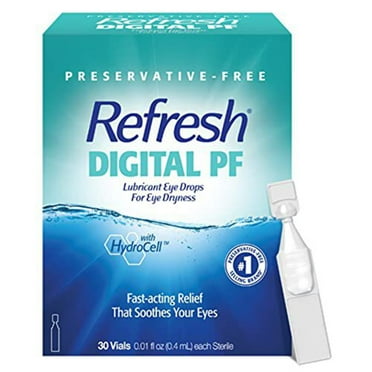 REFRESH Optive Mega-3 Lubricant Single-Use Sterile Containers Eye Drops ...