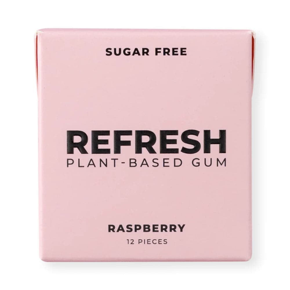 Refresh Gum Plant-Based Gum, Raspberry, 12 Pieces - Walmart.com