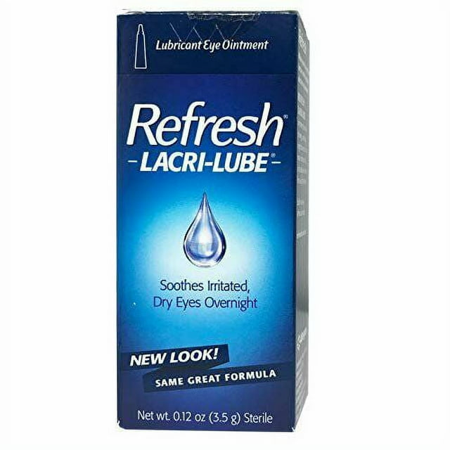Refresh Lacri-Lubricant Eye Ointment, Eye Dryness Nighttime Relief, 0. ...