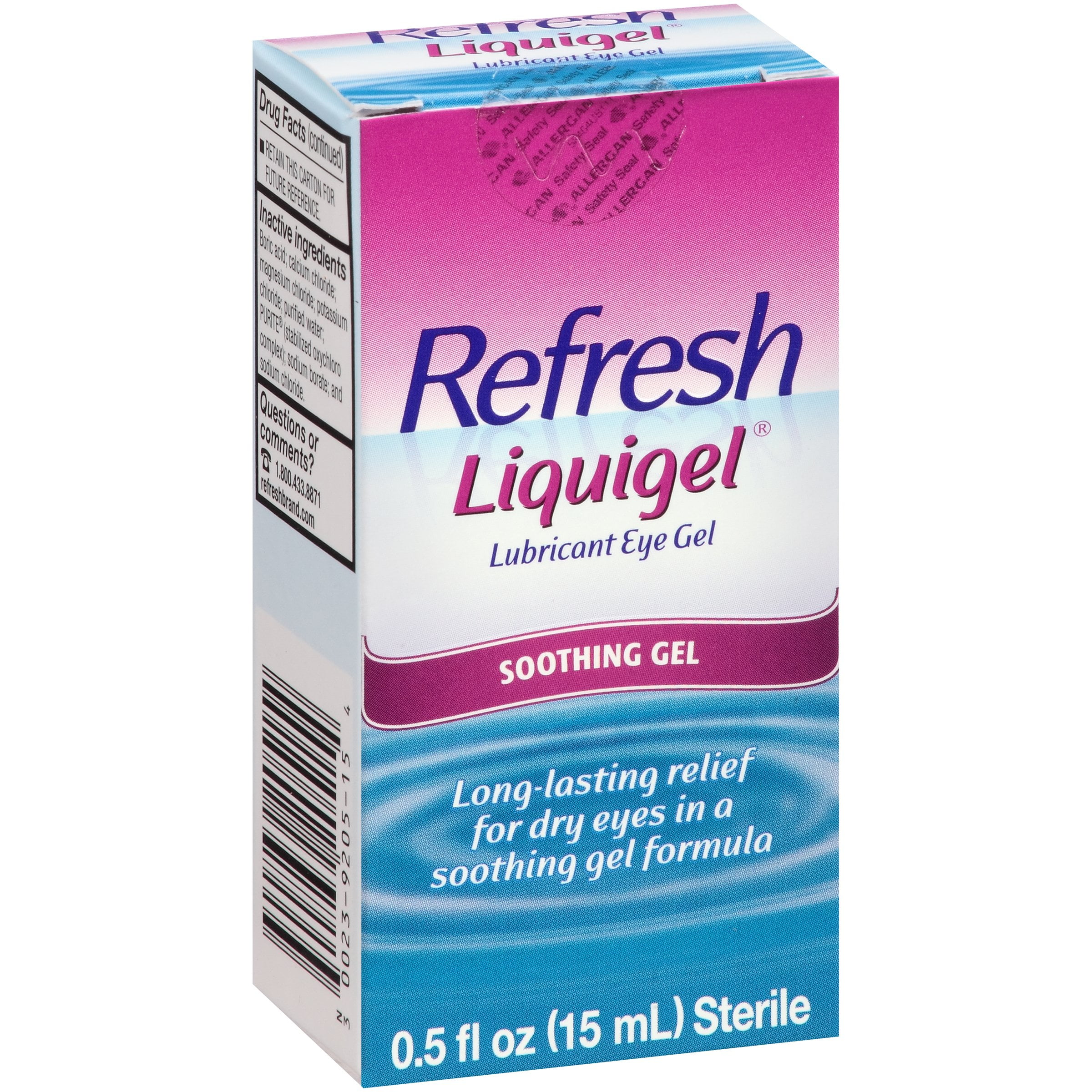 Refresh Liquigel Lubricant Eye Gel, Extra-Strength Hydrating Nighttime ...