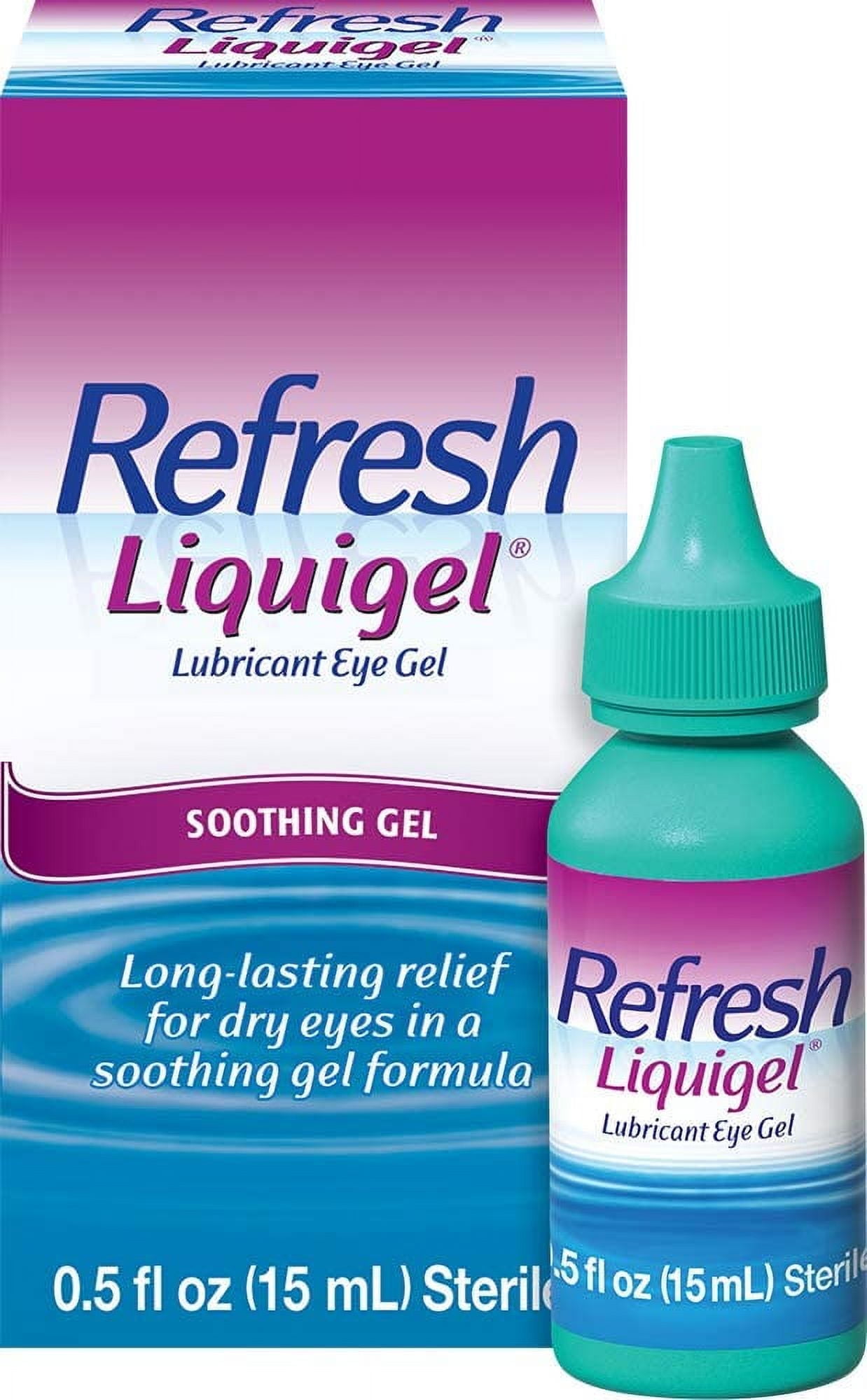 REFRESH Liquigel Lubricant Eye Gel Drops, 0.5 Fl Oz, Relief for Dry ...