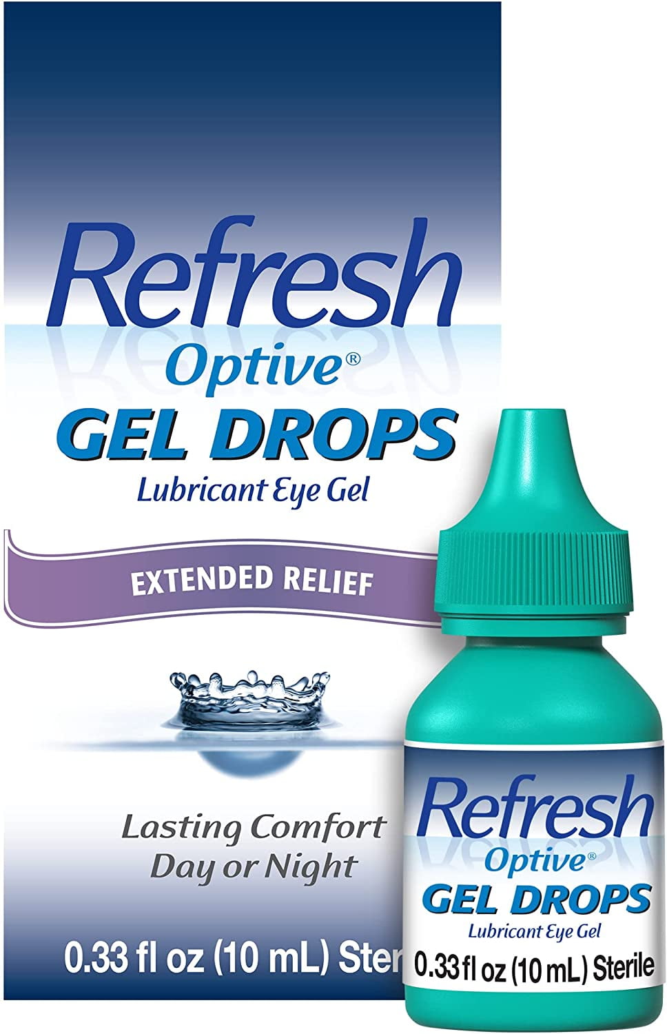 Refresh Optive Gel Drops Lubricant Eye Gel, 0.33 Fl Oz (Pack of 1 ...