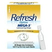 Refresh Optive Mega-3 Natural Preservative-Free Lubricant Eye Drops for ...