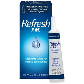 Refresh PM Night Dry Lubricating Eye Ointment for Dryness Relief ...