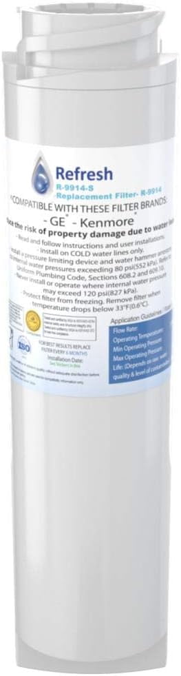 Refresh R-9914 Replacement Refrigerator Water Filter for GE SmartWater ...
