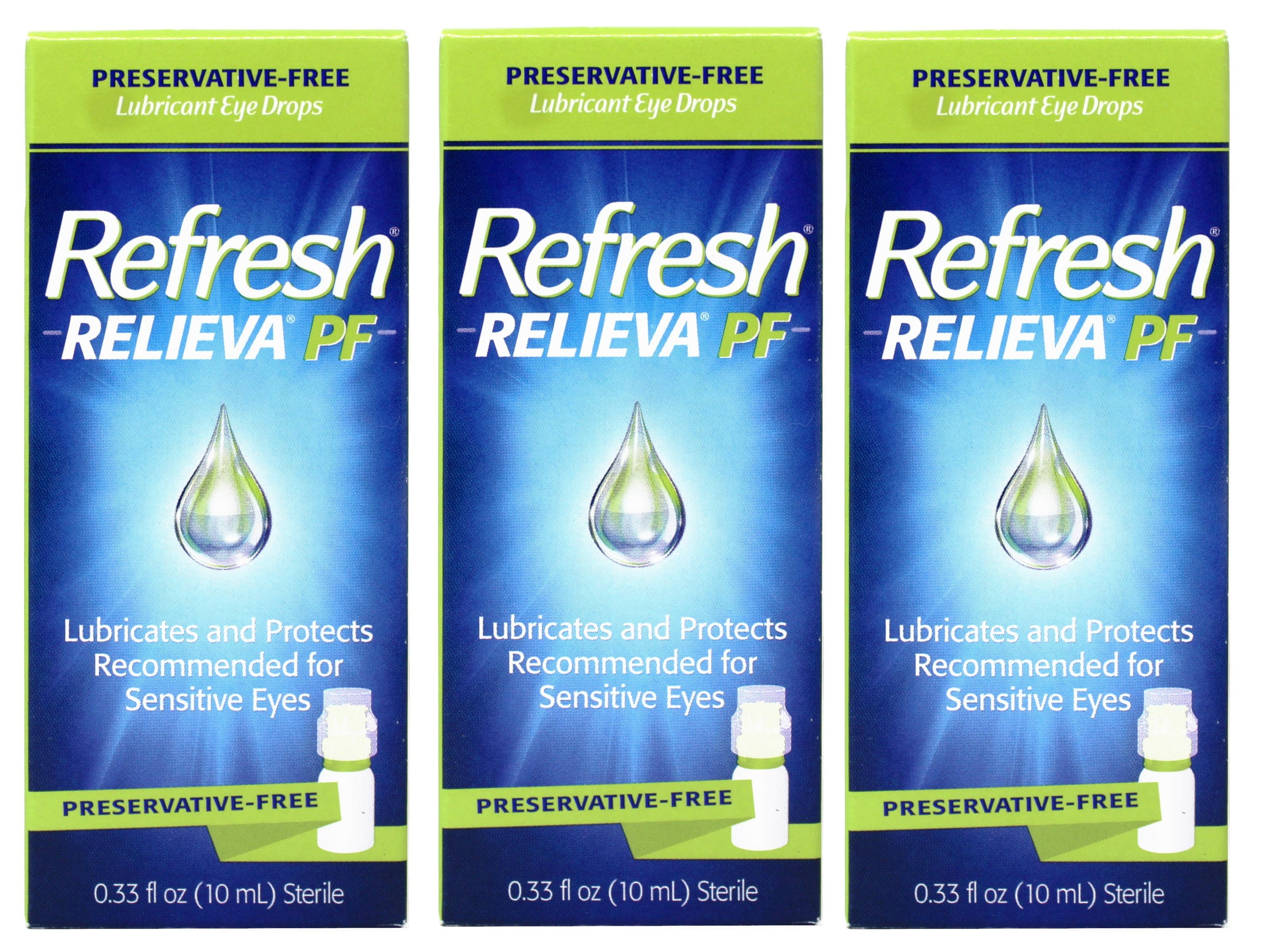 Refresh RELIEVA Preservative-Free Lubricant Eye Drops for Sensitive ...
