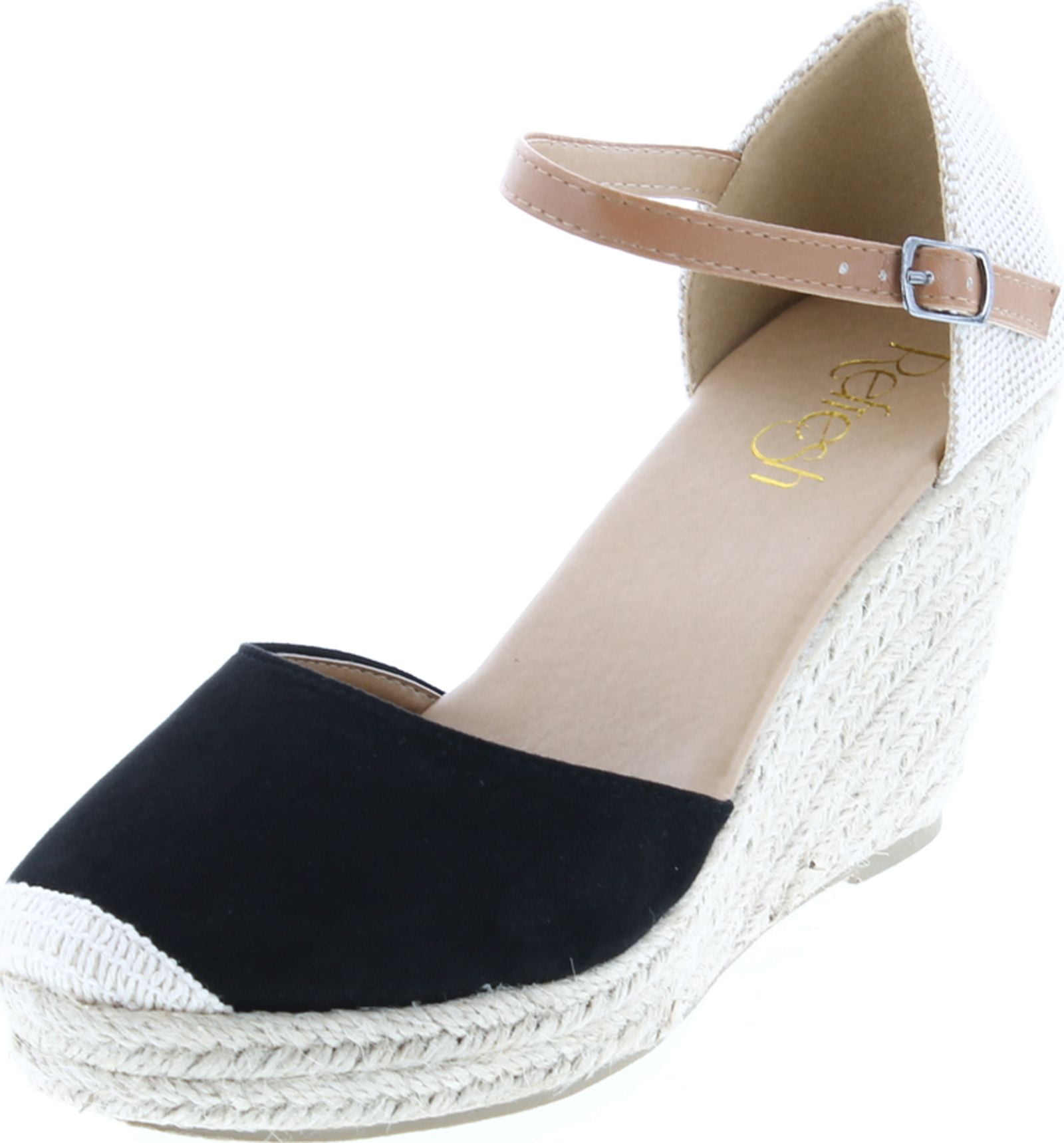 Refresh Sandra-01 Women's Espadrille Platform Wedge Sandals - Walmart.com