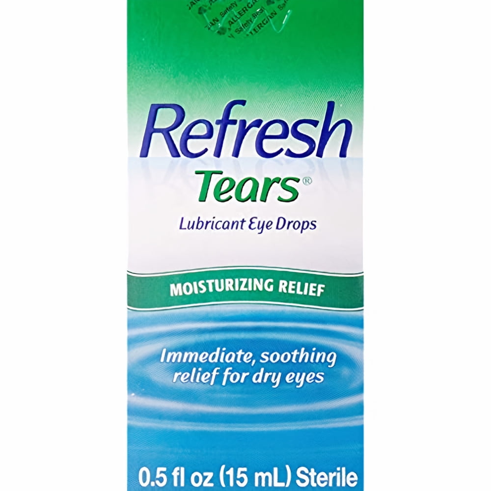 Refresh Tears Eye Drops Size: 15 ml (Pack of 48) - Walmart.com