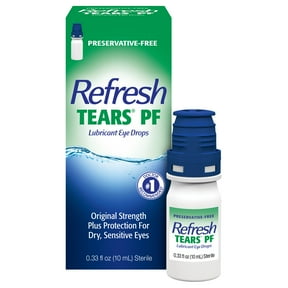 Refresh Optive Preservative-Free Artificial Tears Lubricant Eye Drops ...