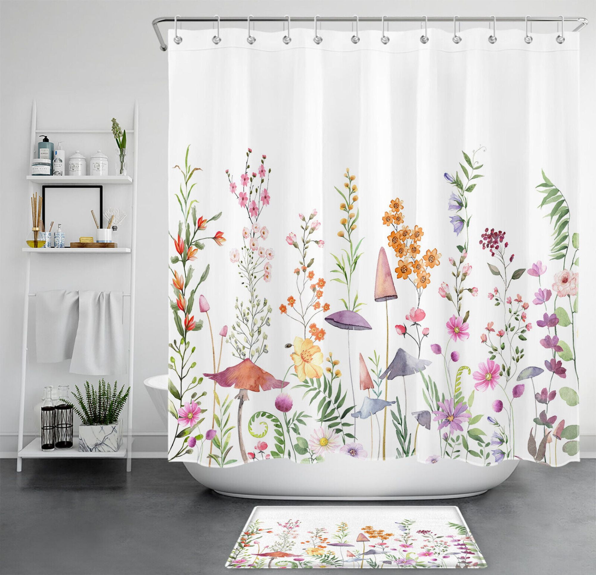 Refresh Your Bathroom with a Spring-Inspired Colorful Flowers and ...