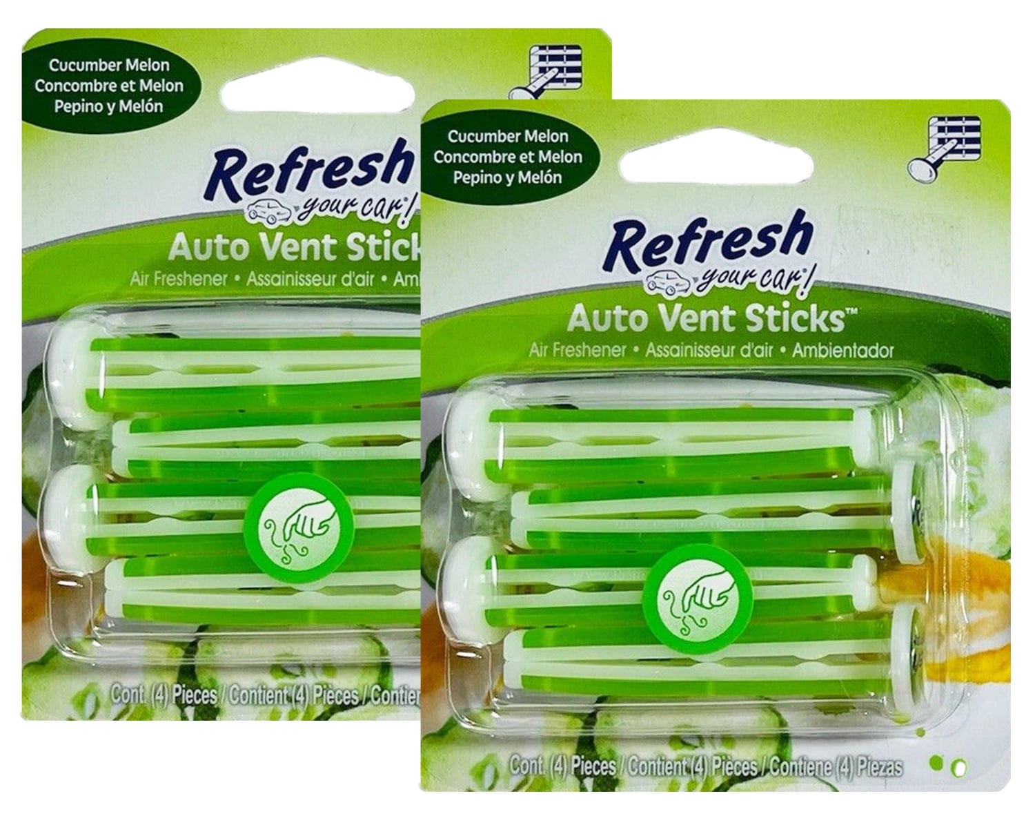 Refresh Your Car! Car Air Fresheners Vent Sticks, Odor Eliminator for ...