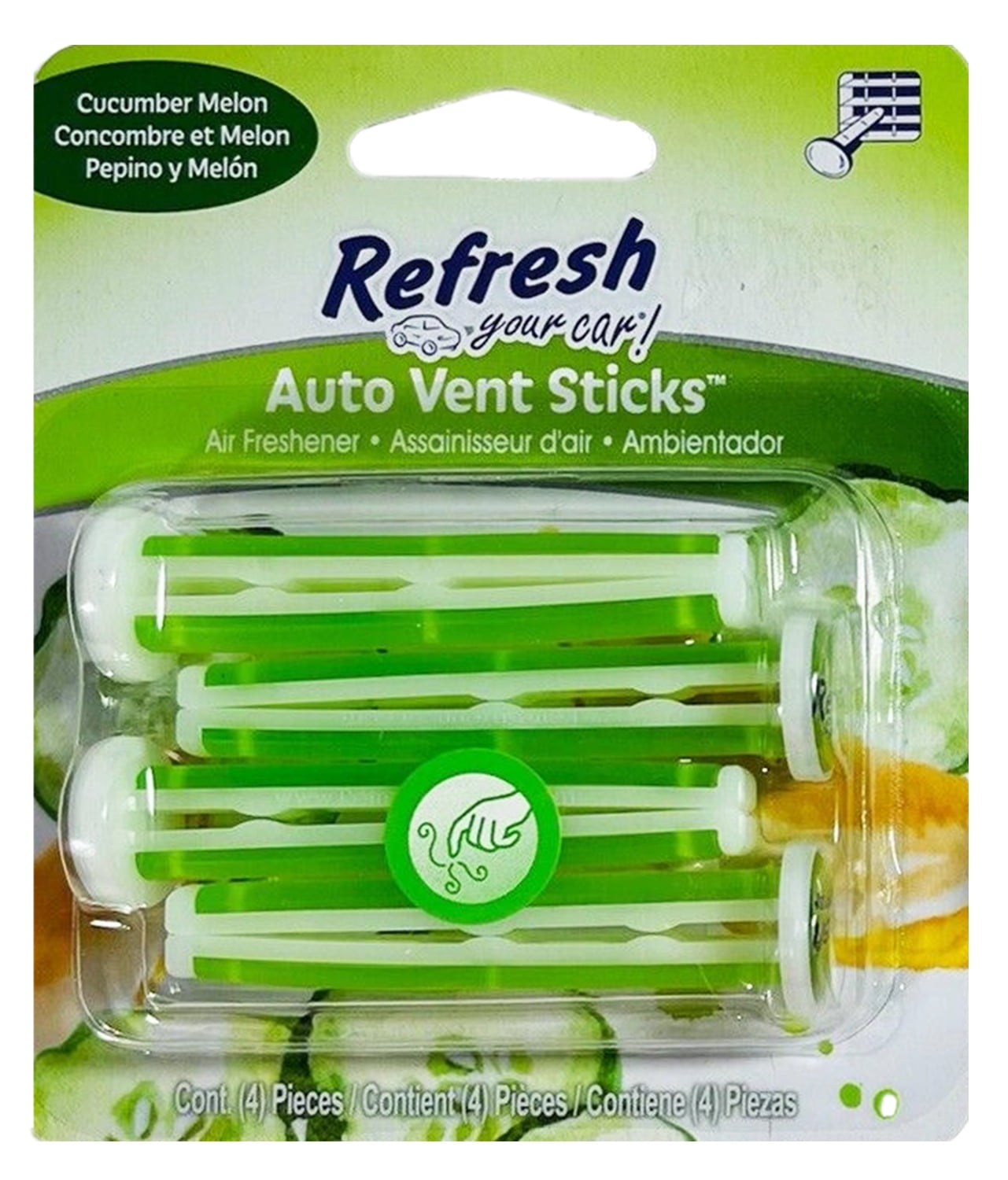 Refresh Your Car! Car Air Fresheners Vent Sticks, Odor Eliminator for ...