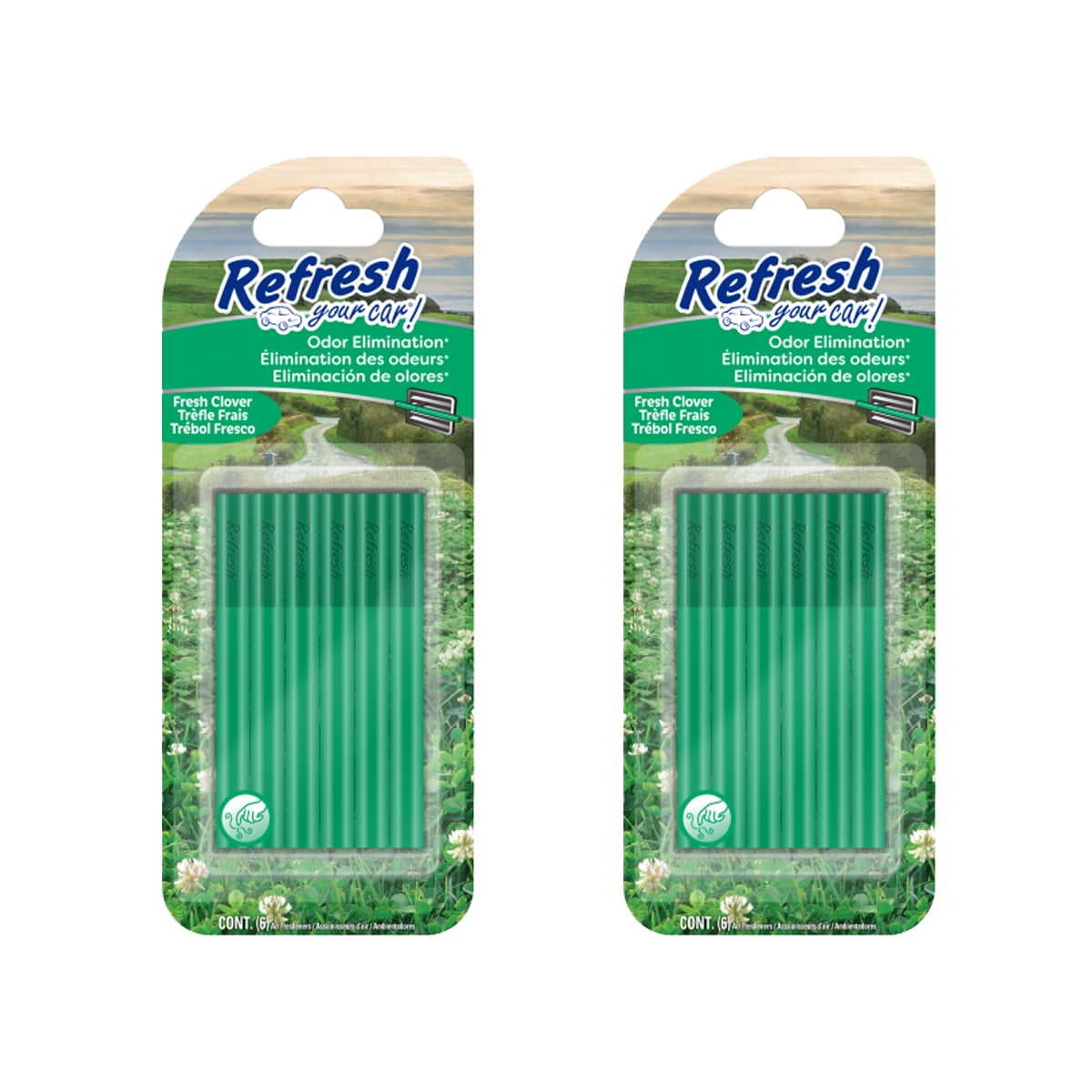 Refresh Your Car! Odor Eliminator and Car Air Freshener Round Vent ...