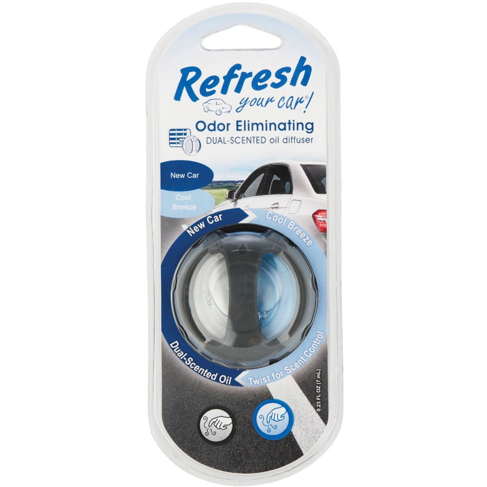 Refresh Your Car Oil Diffuser Car Air Freshener, New Car-Cool Breeze ...