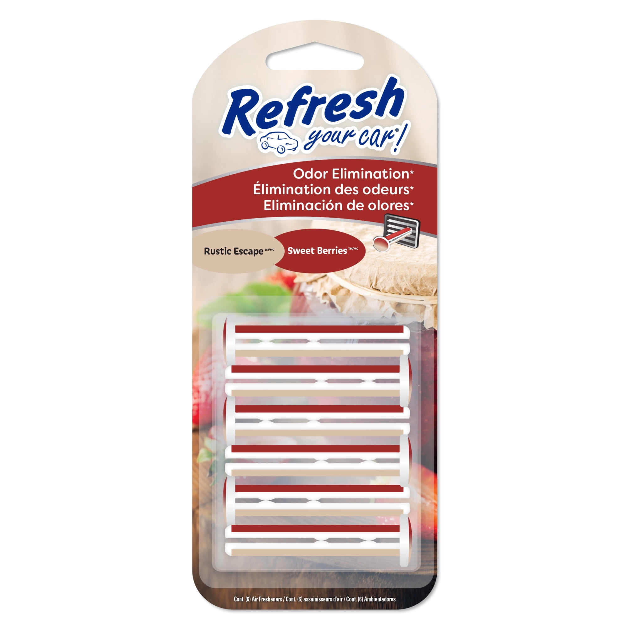 Refresh Your Car! Vent Air Freshener (Rustic Escape / Sweet Berries ...