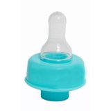 BLUE Nipple Top Baby Universal Bottle Adapter, fits Most Water Bottles ...