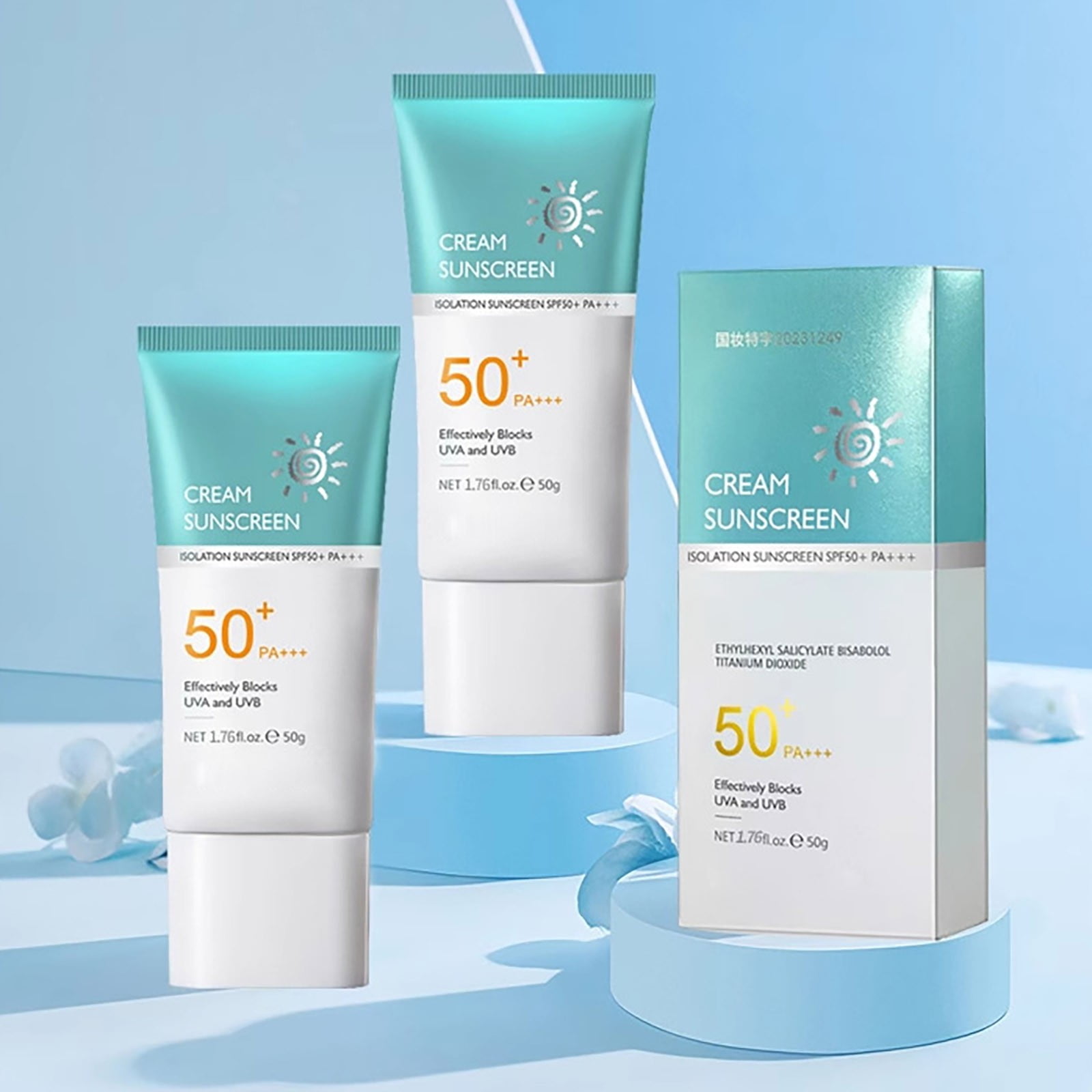 Refreshing And Non Greasy Sunscreen PA+++ Full Body Facial Isolation ...