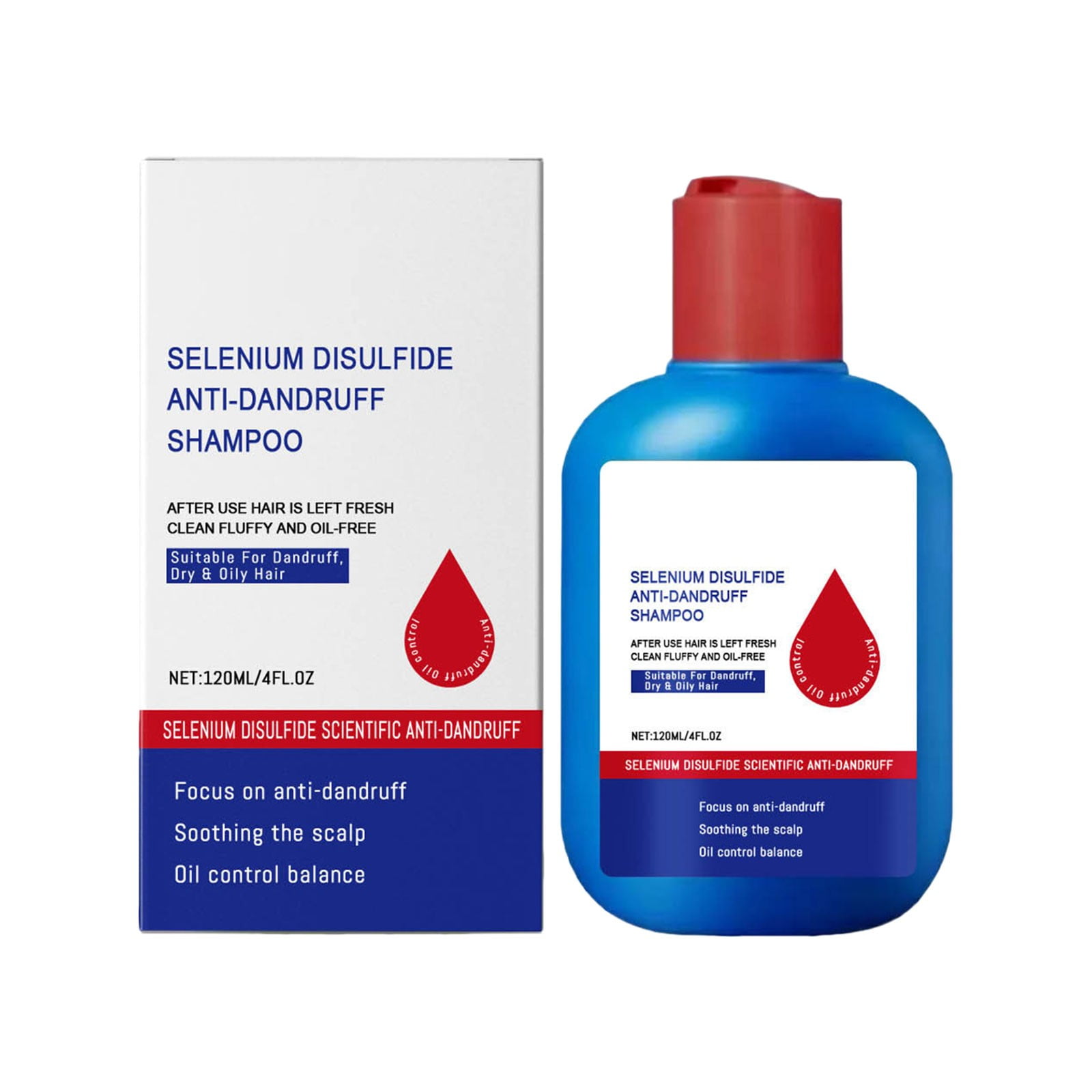 Refreshing Anti-Dandruff Shampoo with Selenium Disulfide Oil Control ...